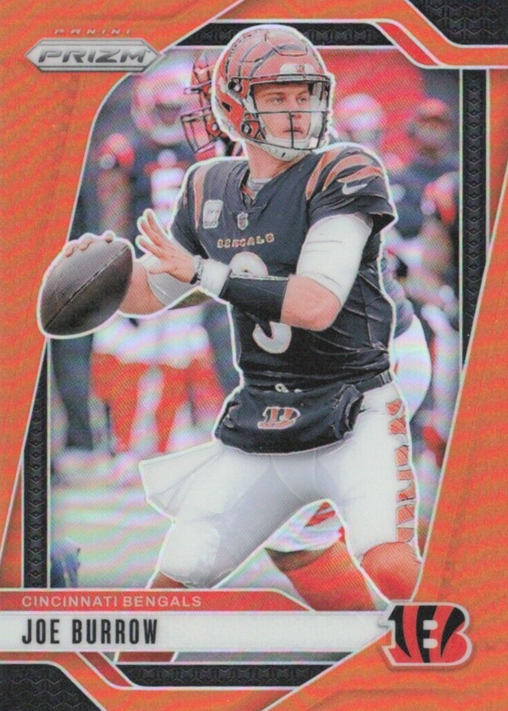 Joe Burrow 2024 Prizm #55 Orange /249 Price Guide - Sports Card Investor
