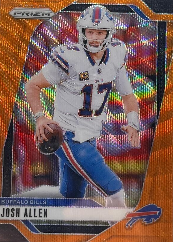 Josh Allen 2024 Prizm #28 Orange Wave /60 Price Guide - Sports Card ...