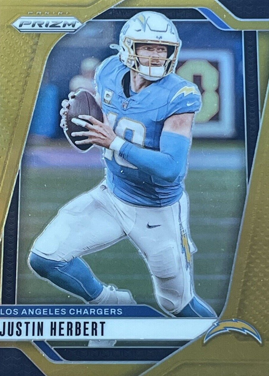 Justin Herbert 2024 Prizm #157 Gold /10 Price Guide - Sports Card Investor
