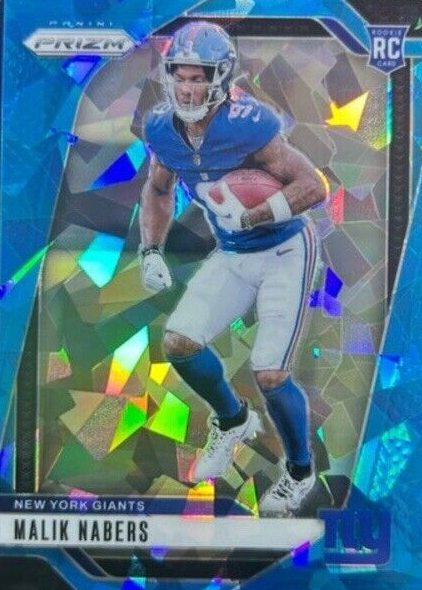Malik Nabers 2024 Prizm #370 Blue Ice /99 Price Guide - Sports Card Investor