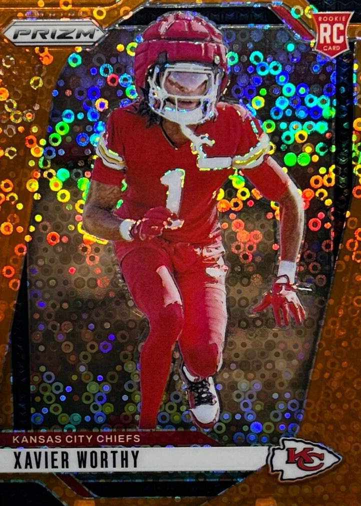 Xavier Worthy 2024 Prizm #399 Disco Price Guide - Sports Card Investor