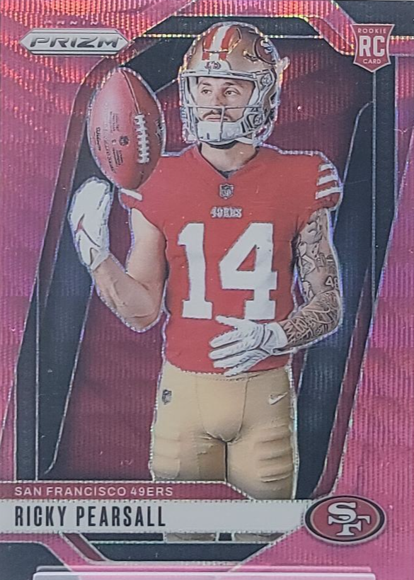 Ricky Pearsall 2024 Prizm #34 Rookie Variation - Pink Wave Price Guide ...