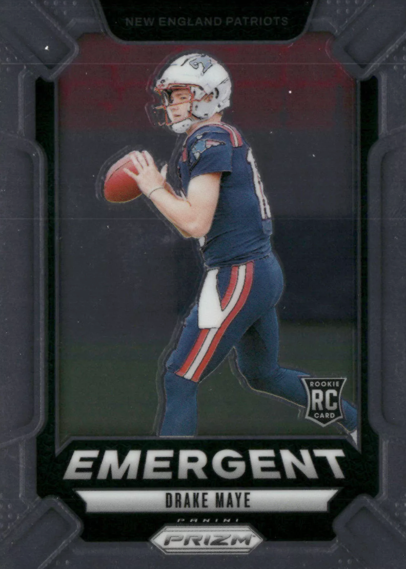 Drake Maye 2024 Prizm #4 Emergent Price Guide - Sports Card Investor