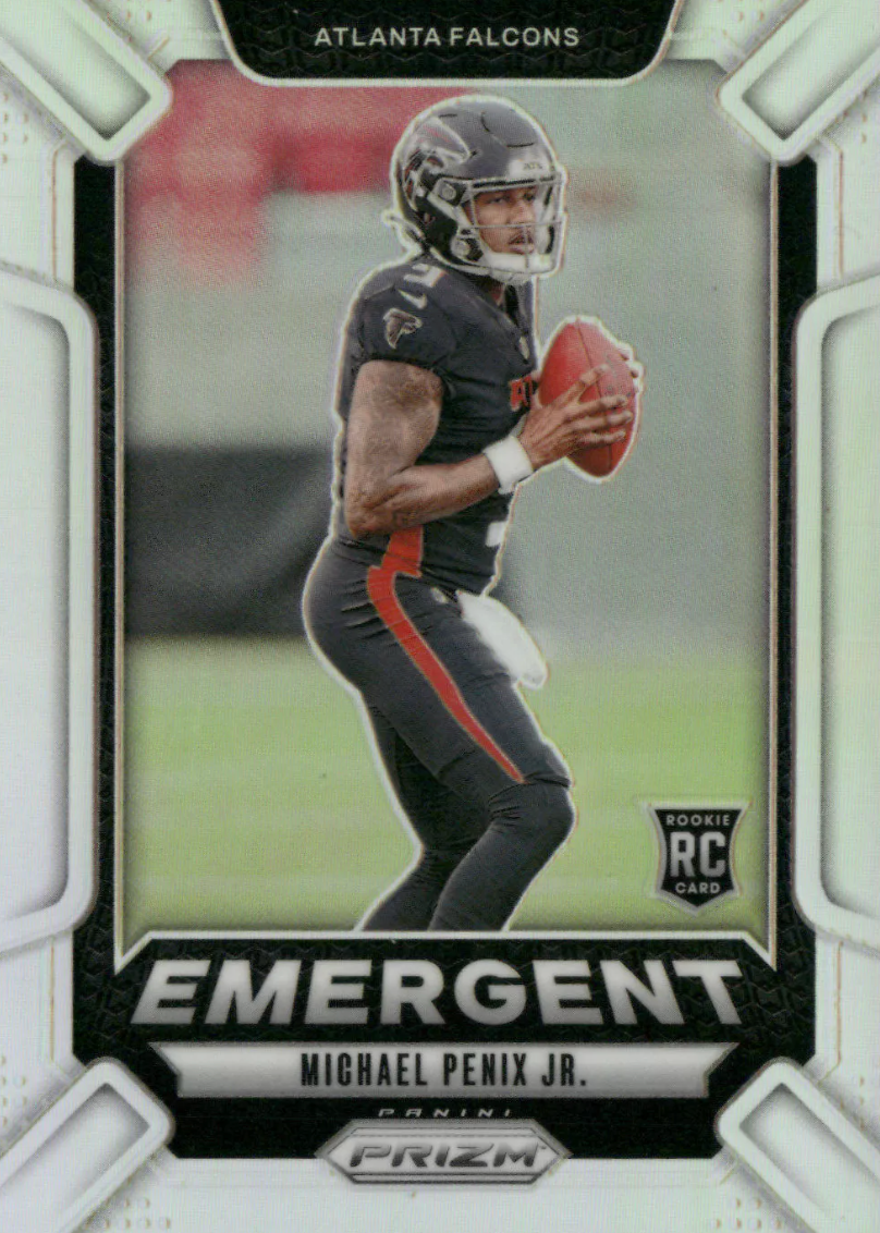 Michael Penix Jr. 2024 Prizm #20 Emergent - Silver Price Guide - Sports ...