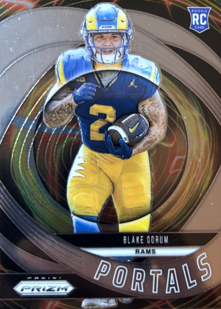 Blake Corum 2024 Prizm #8 Portals Price Guide - Sports Card Investor