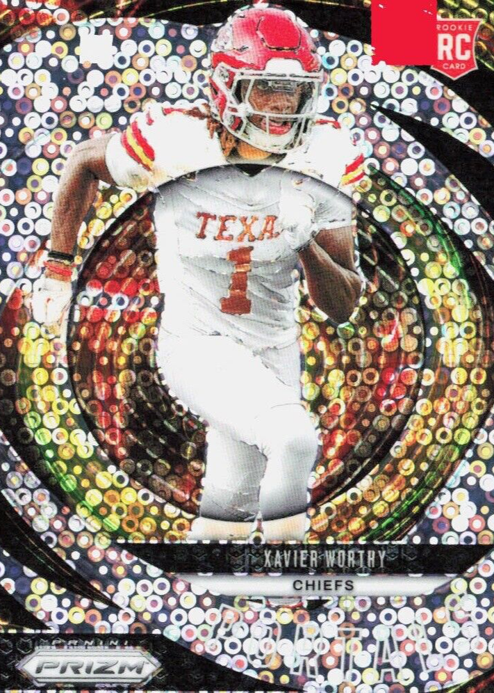 Xavier Worthy 2024 Prizm #10 Portals - No Huddle Price Guide - Sports ...