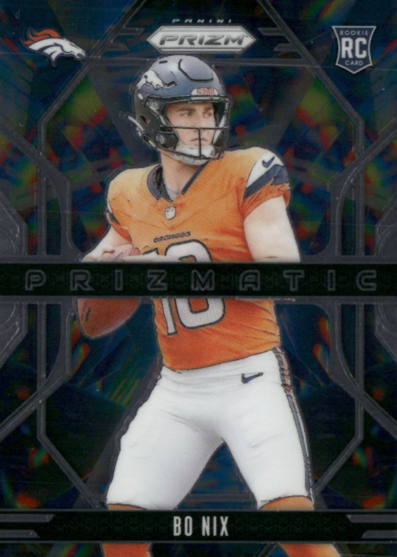 Bo Nix 2024 Prizm #11 Prizmatic Price Guide - Sports Card Investor