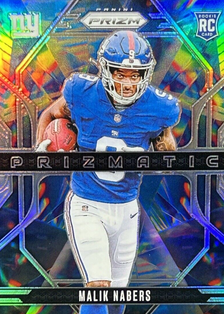 Malik Nabers 2024 Prizm #13 Prizmatic - Silver Price Guide - Sports Card Investor