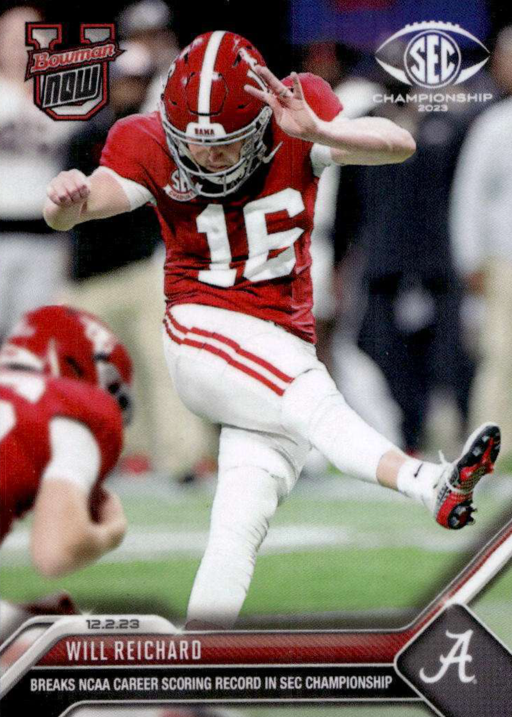 Will Reichard Football Cards Price Guide - Sports Card Investor