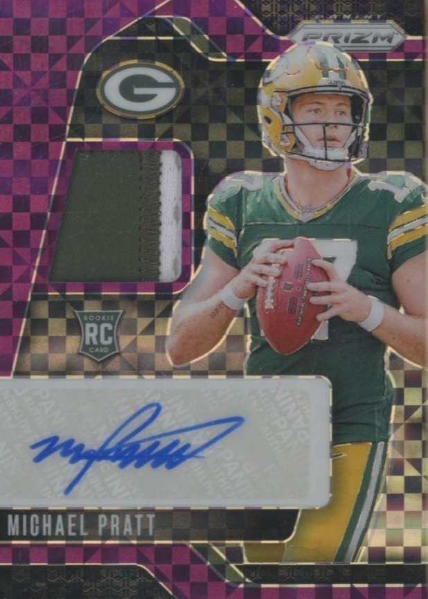 Michael Pratt 2024 Prizm #RPA-MPT Rookie Patch Auto - Purple Power /49 ...