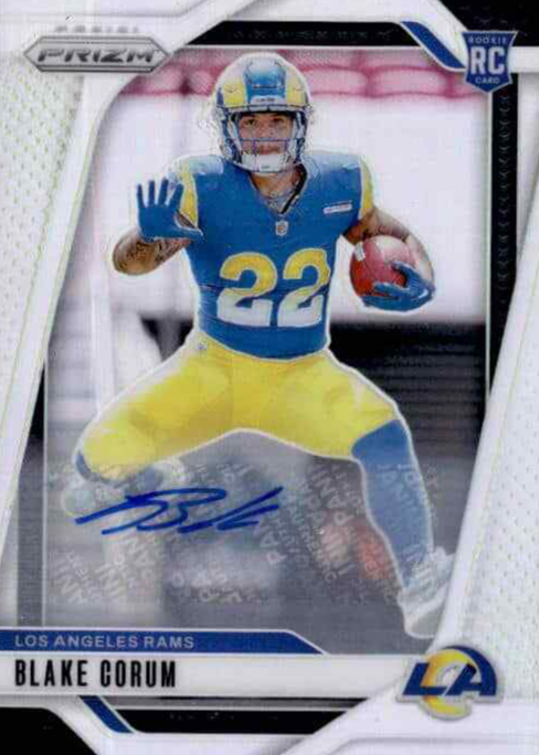 Blake Corum 2024 Prizm #308 Rookie Autographs - Silver Price Guide ...