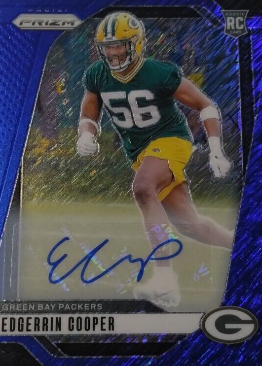 Edgerrin Cooper 2024 Prizm #331 Rookie Autographs - Blue Shimmer /25 ...