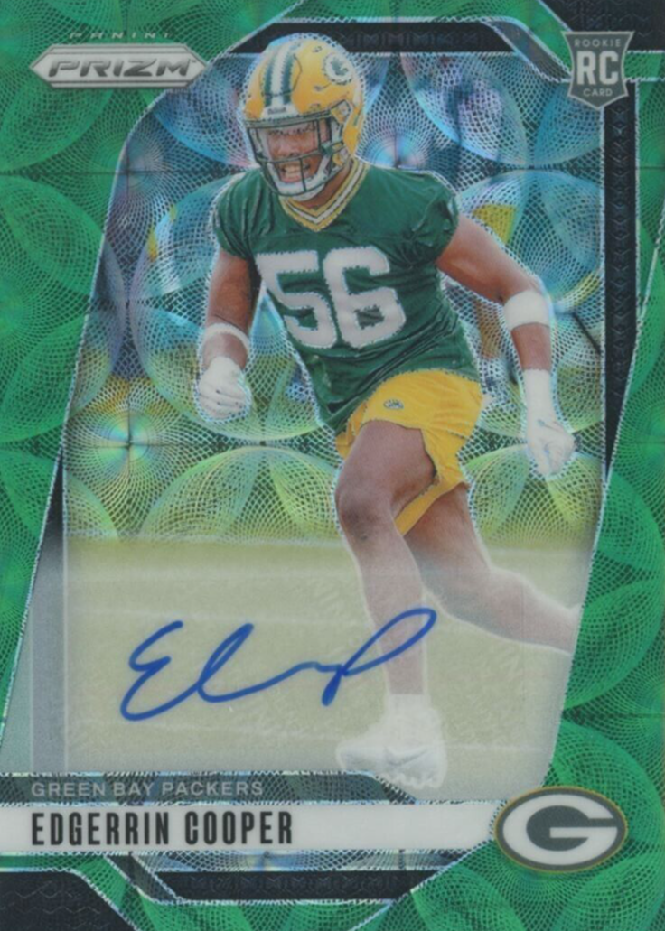 Edgerrin Cooper 2024 Prizm #331 Rookie Autographs - Green Scope /75 ...