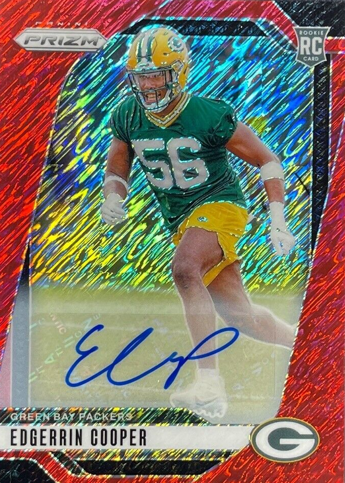 Edgerrin Cooper 2024 Prizm #331 Rookie Autographs - Red Shimmer /35 ...