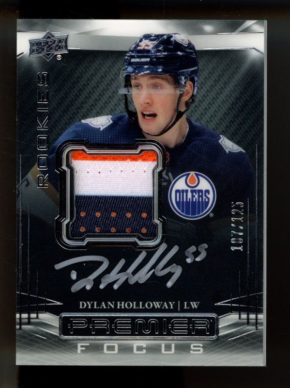 Dylan Holloway 2022 Upper Deck Premier #PFPR-DH Premier Focus Rookies ...