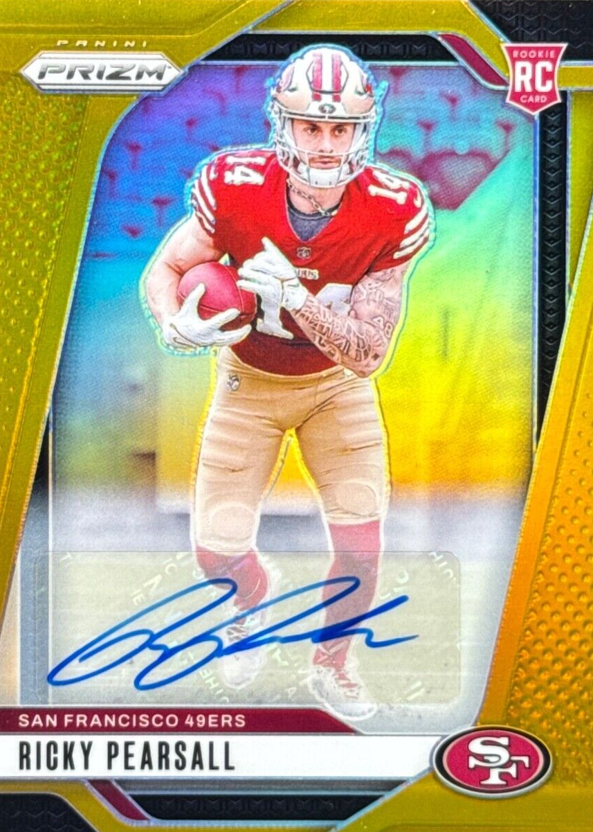 Ricky Pearsall 2024 Prizm #383 Rookie Autographs - Gold /10 Price Guide ...