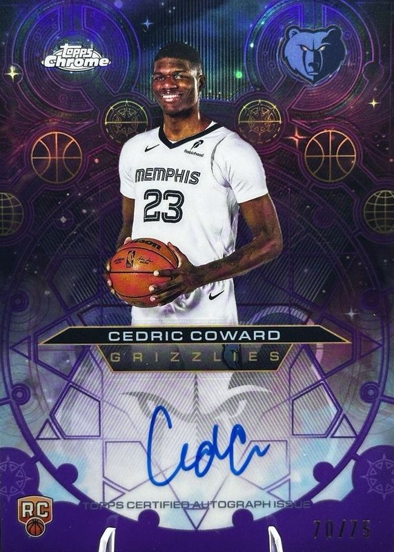 Cedric Coward 2025 Topps Chrome #CHR-CC Chromographs Rookies Price ...