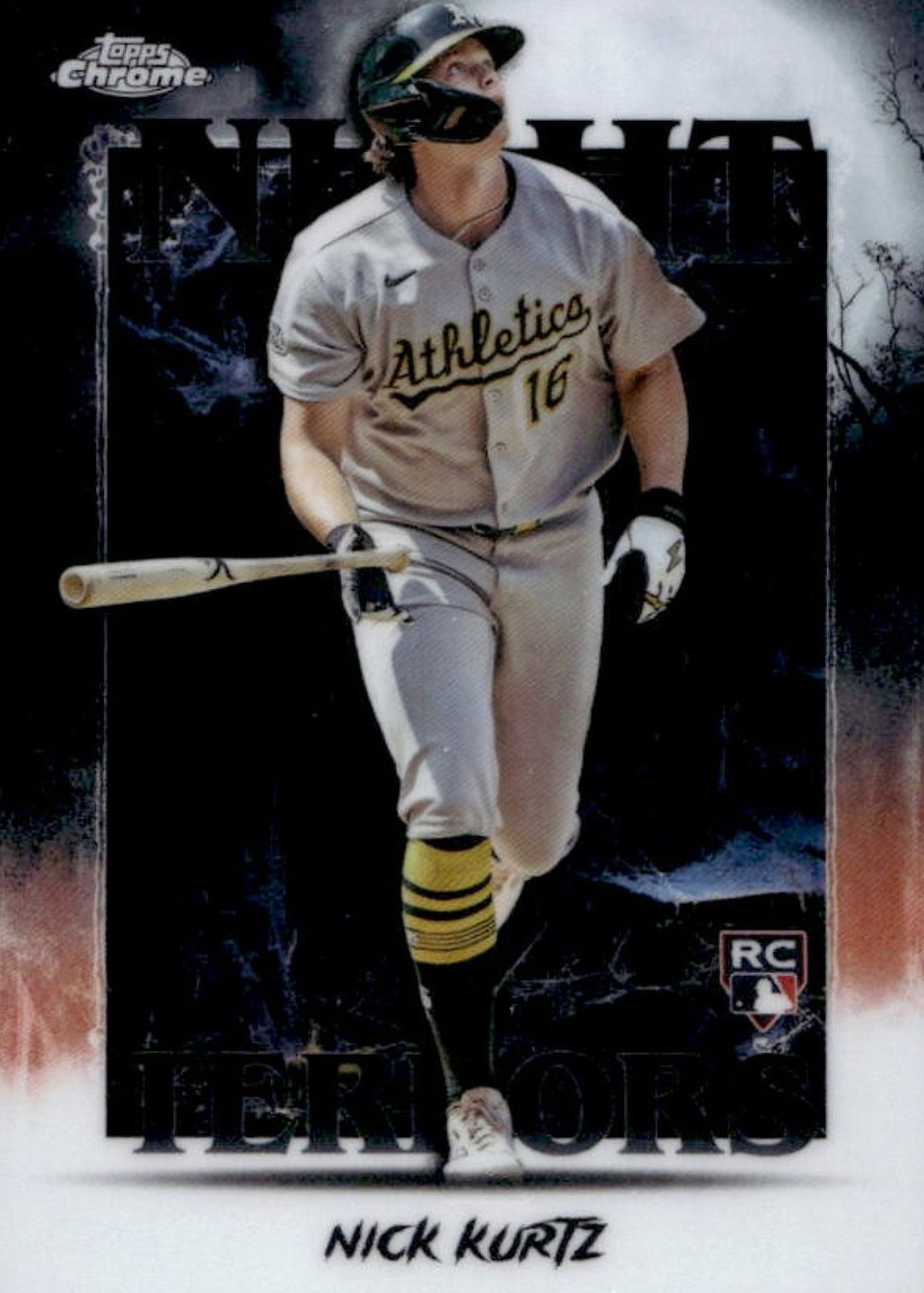 Nick Kurtz 2025 Topps Chrome Update #NT-5 Night Terrors Price Guide ...