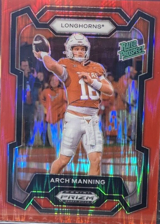 Arch Manning 2024 Prizm Draft Picks #192 Red Flash /49 Price Guide ...