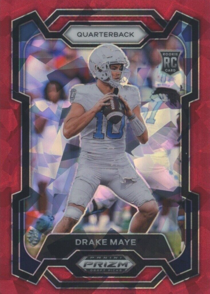 Drake Maye 2024 Prizm Draft Picks #103 Red Ice Price Guide - Sports ...