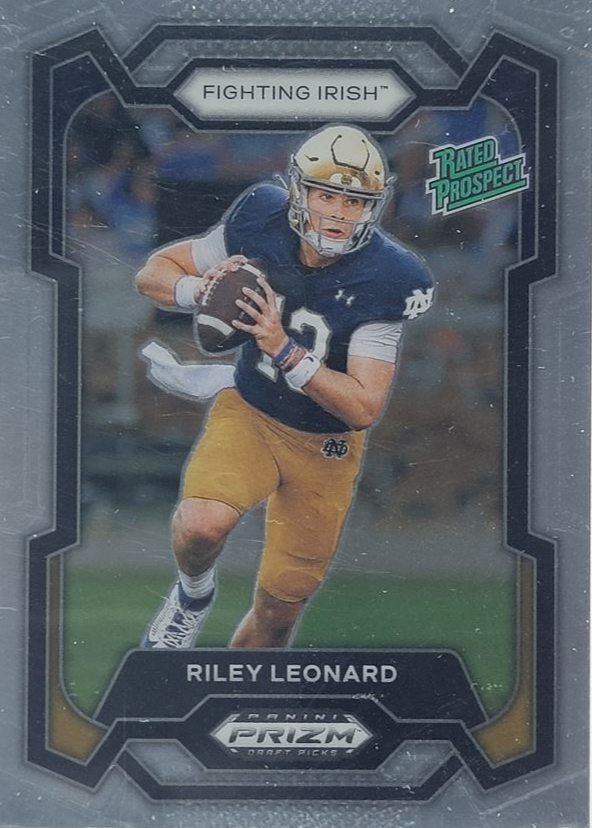 Riley Leonard 2024 Prizm Draft Picks #106 Base Price Guide - Sports ...