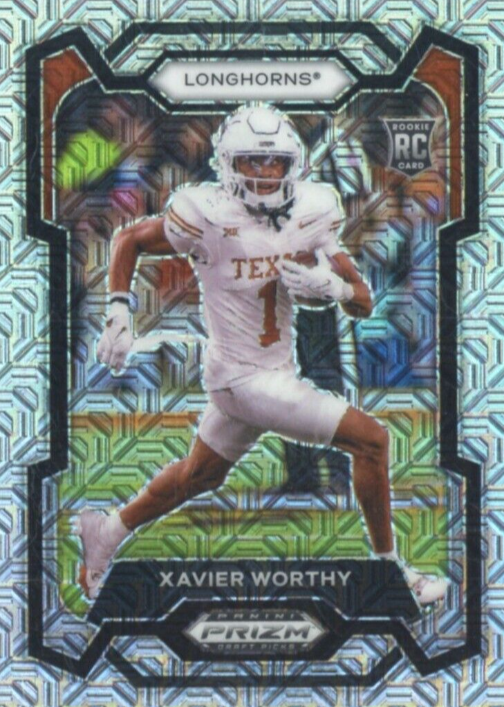 Xavier Worthy 2024 Prizm Draft Picks #153 Mojo /25 Price Guide - Sports ...