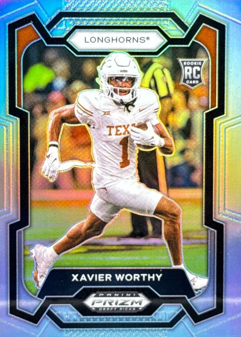 Xavier Worthy 2024 Prizm Draft Picks #153 Silver Price Guide - Sports ...