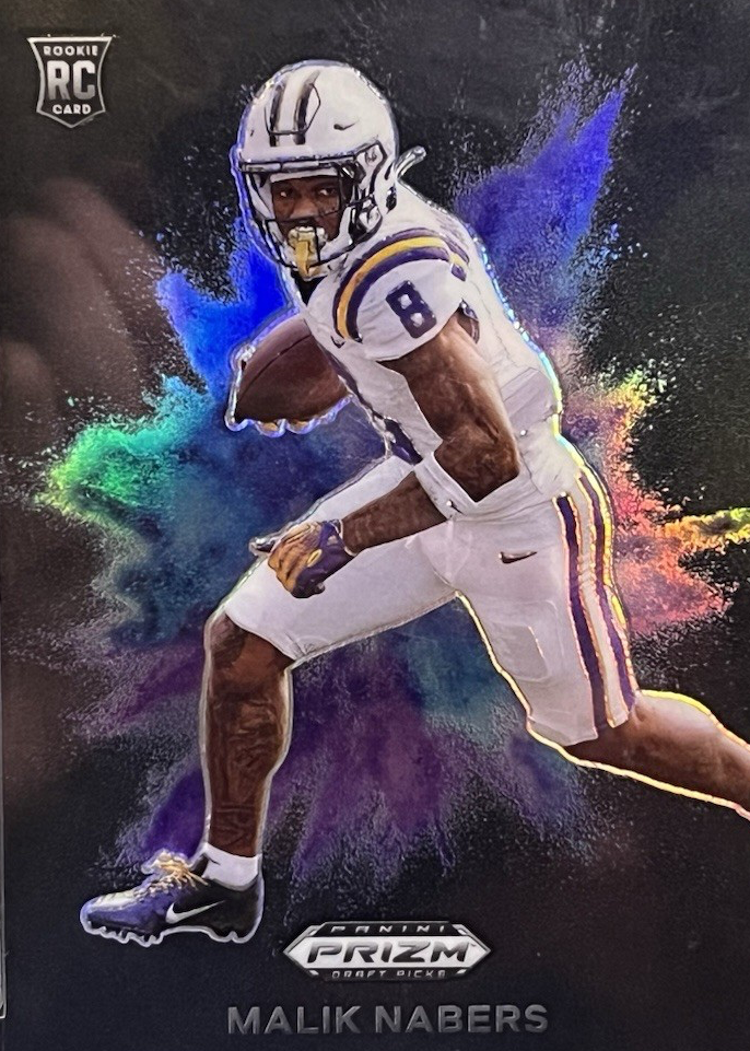 Malik Nabers 2024 Prizm Draft Picks #CB-15 Color Blast /(SSP) Price ...