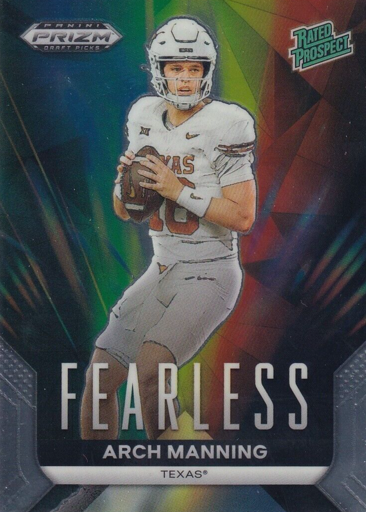 Arch Manning 2024 Prizm Draft Picks #F-AM Fearless Price Guide - Sports ...