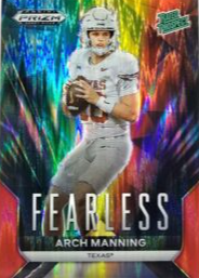 Arch Manning 2024 Prizm Draft Picks #F-AM Fearless - Red Flash /49 ...