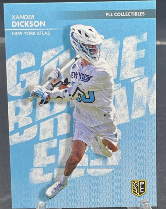 Xander Dickson 2025 PLL Fieldside #GB-2 Game Breakers Price Guide ...