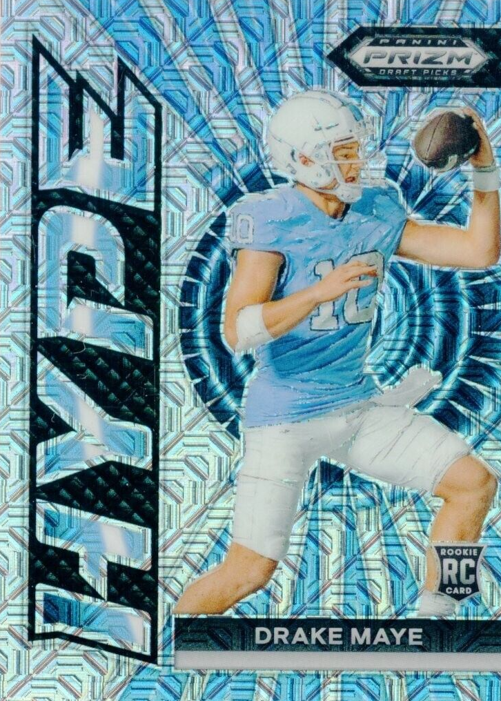 Drake Maye 2024 Prizm Draft Picks #HP-DM Hype - Mojo /25 Price Guide ...