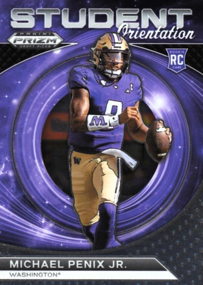 Michael Penix Jr. 2024 Prizm Draft Picks #SO-MPJ Student Orientation ...