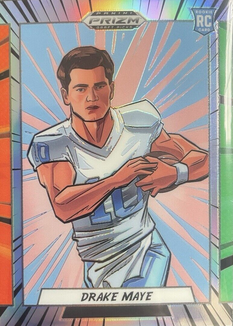 Drake Maye 2024 Prizm Draft Picks #MGS-DME Manga /(SSP) Price Guide ...
