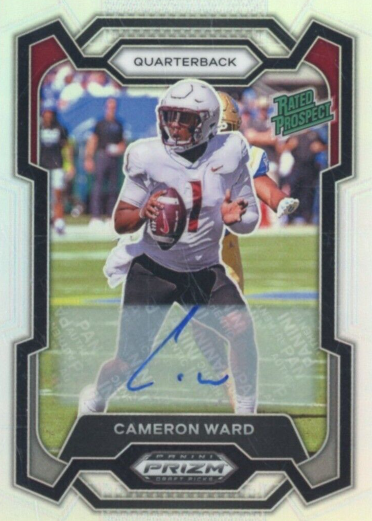 Cam Ward 2024 Prizm Draft Picks #199 Autographs Price Guide - Sports ...