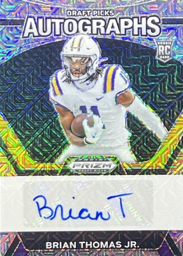 Brian Thomas Jr. 2024 Prizm Draft Picks #DPA-BTJ Draft Picks Autographs - Mojo /25 Price Guide ...