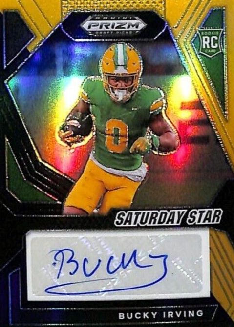 Bucky Irving 2024 Prizm Draft Picks #DPA-BIG Draft Picks Autographs ...