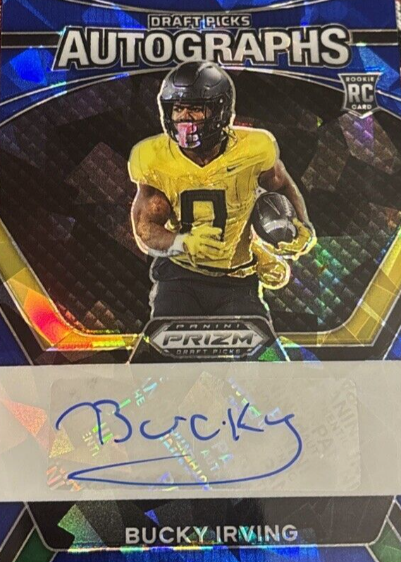 Bucky Irving 2024 Prizm Draft Picks #DPA-BIG Draft Picks Autographs ...