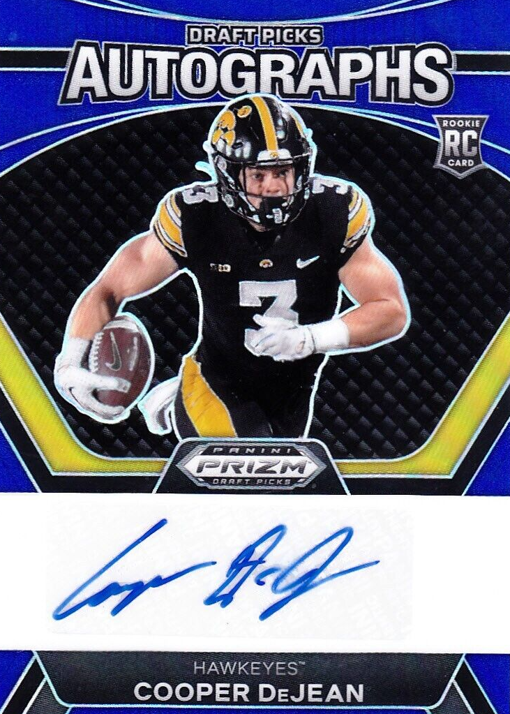 Cooper DeJean 2024 Prizm Draft Picks #DPA-CDN Draft Picks Autographs ...