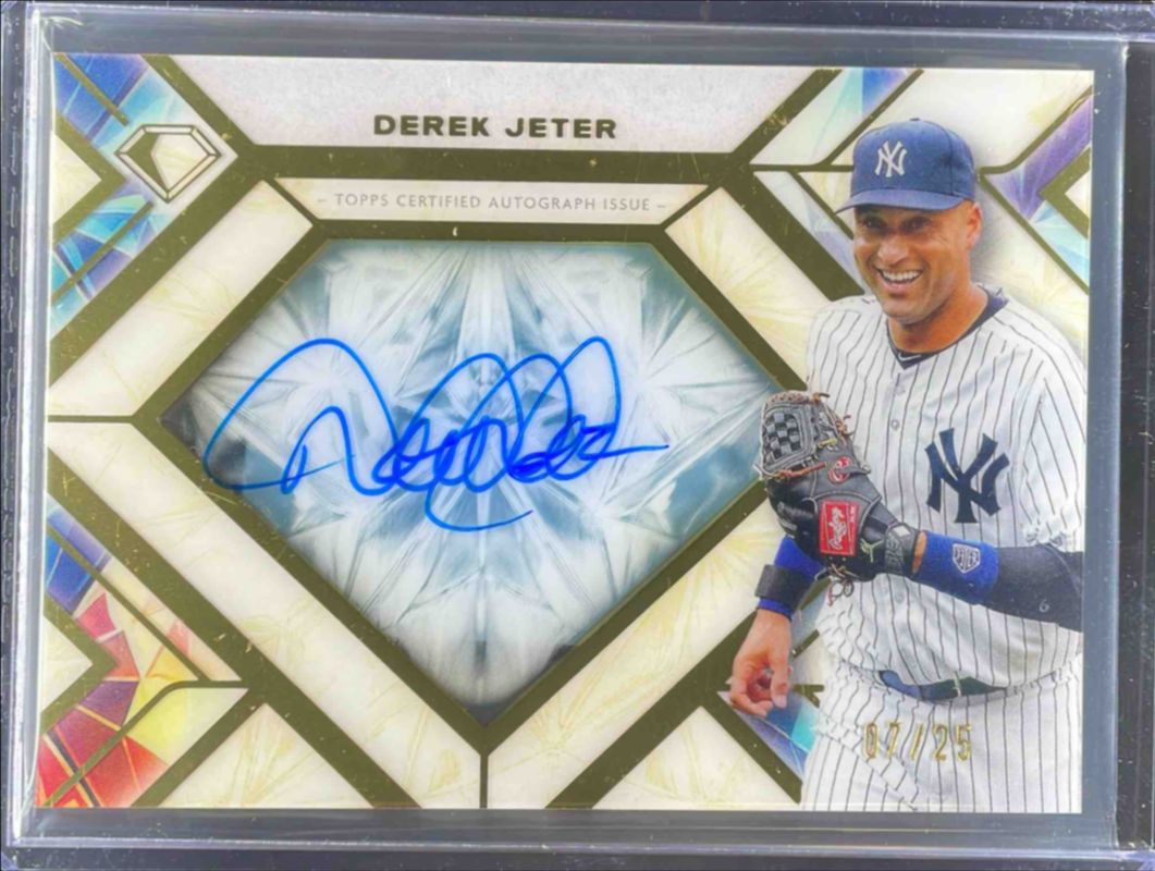 Derek Jeter 2025 Topps Diamond Icons #ITDA-DJ Icons of the Diamond ...