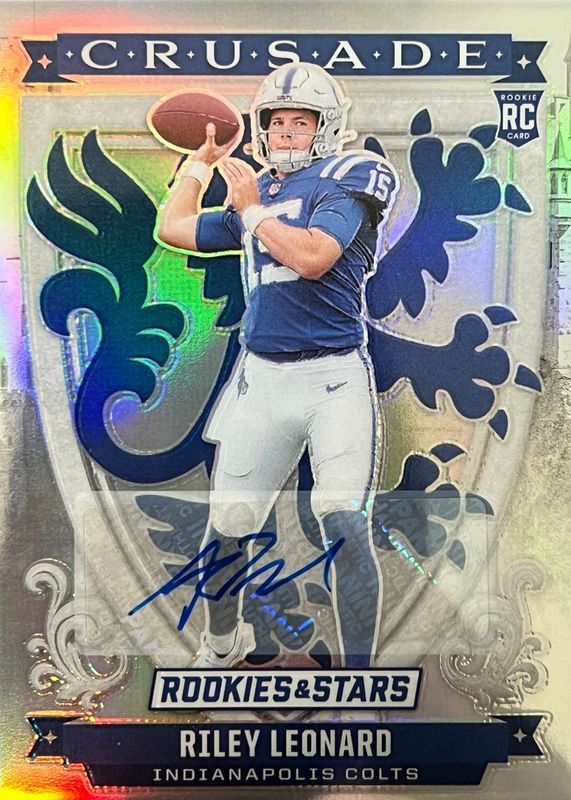 Riley Leonard 2025 Rookies & Stars #18 Crusade Signatures /99 Price ...