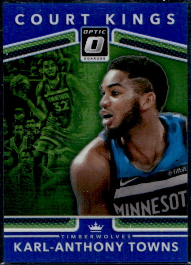 Karl-Anthony Towns 2017 Optic #32 Court Kings - Blue /85 Price Guide ...