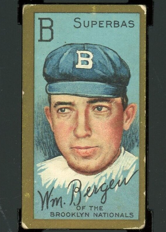Bill Bergen Baseball Cards Price Guide - Sports Card Investor