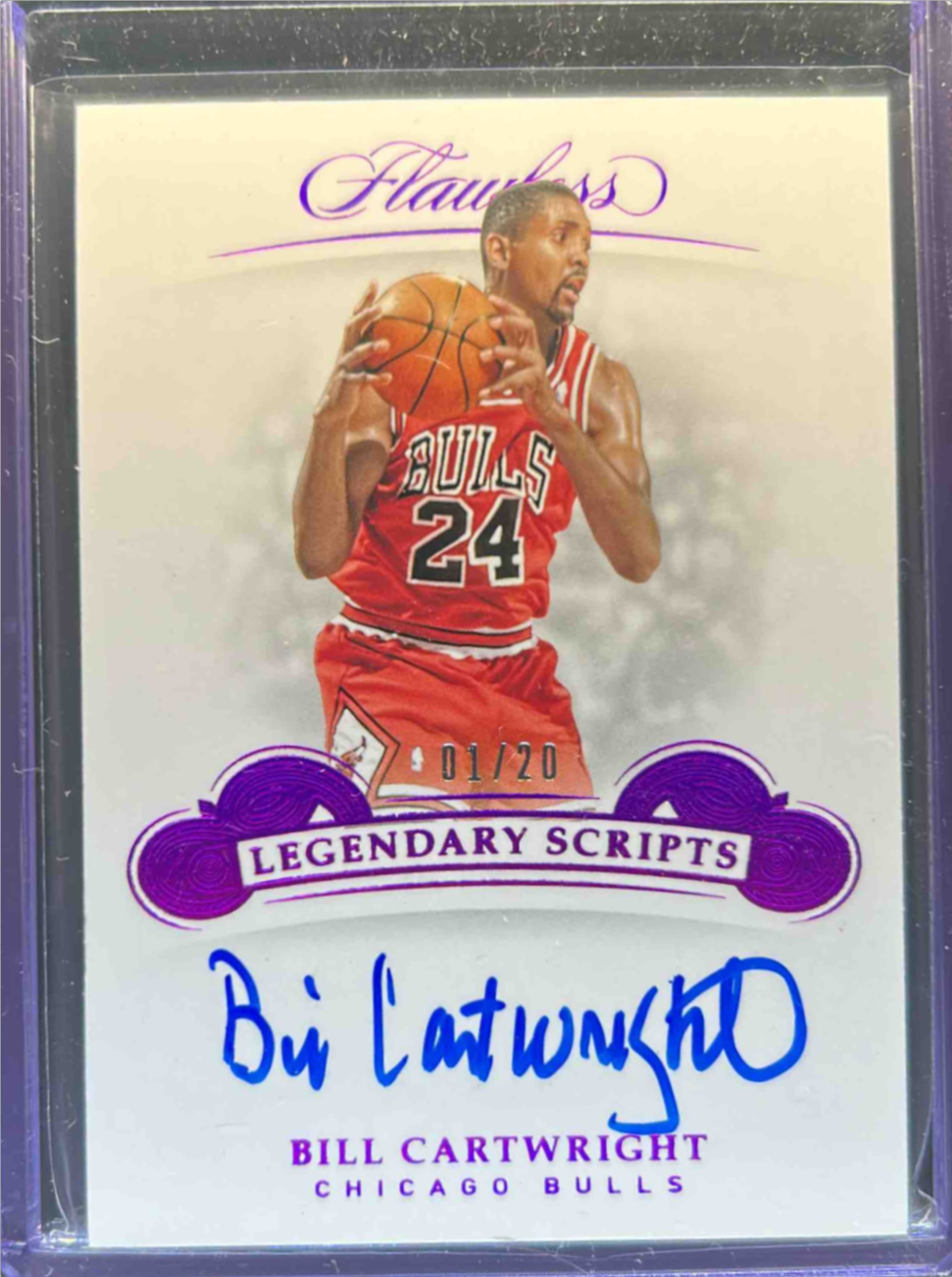 Bill Cartwright 2018 Flawless #LS-BCW Legendary Scripts - Pink /20 ...