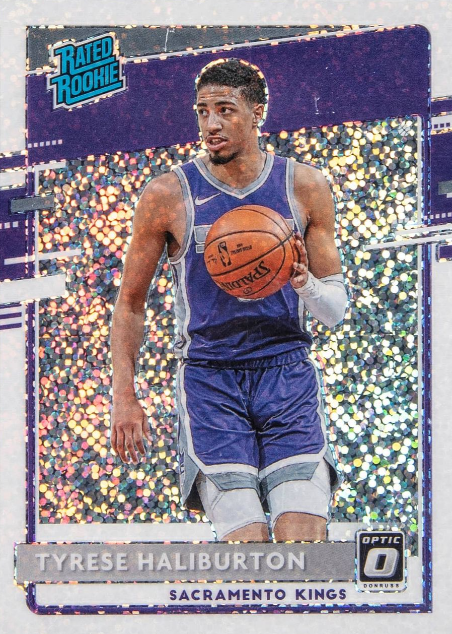 Tyrese Haliburton 2020 Optic #162 White Sparkle /(SSP) Price Guide ...