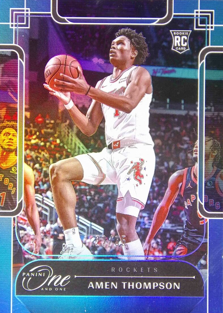 Amen Thompson 2023 One and One #143 Blue /35 Price Guide - Sports Card ...