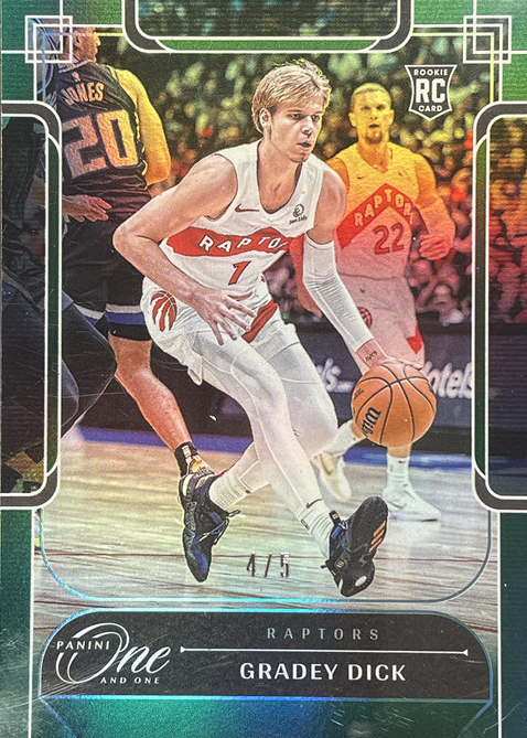 Gradey Dick 2023 One and One #102 Green /5 Price Guide - Sports Card ...