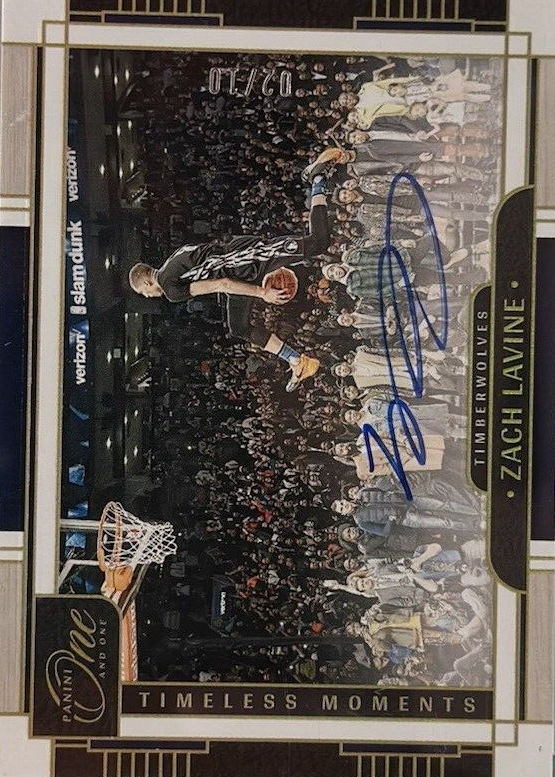 Zach LaVine 2023 One and One #TMA-ZLV Timeless Moments Autographs ...