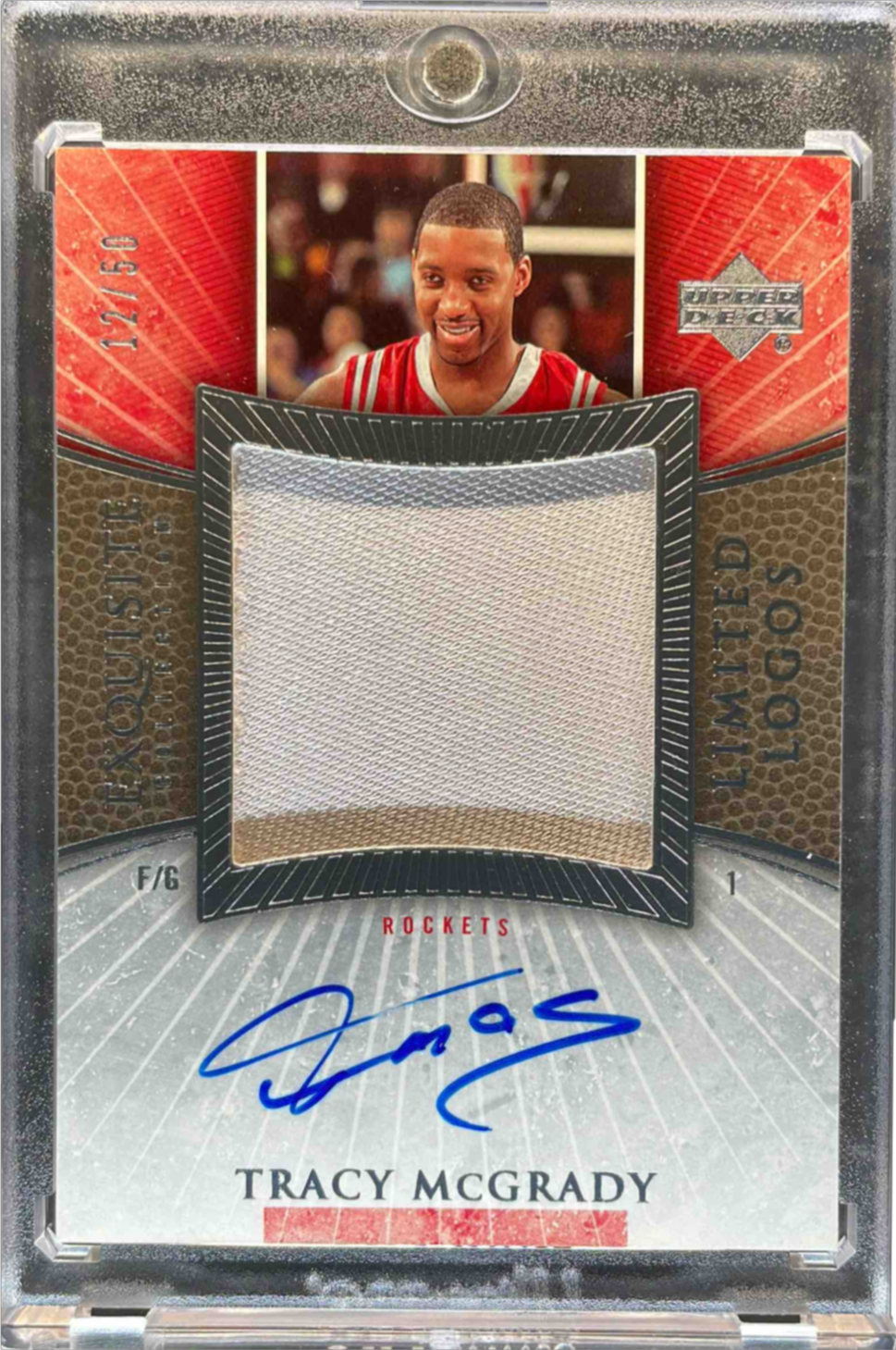 Tracy McGrady 2005 Upper Deck Exquisite Collection #LL-TM Limited Logos ...