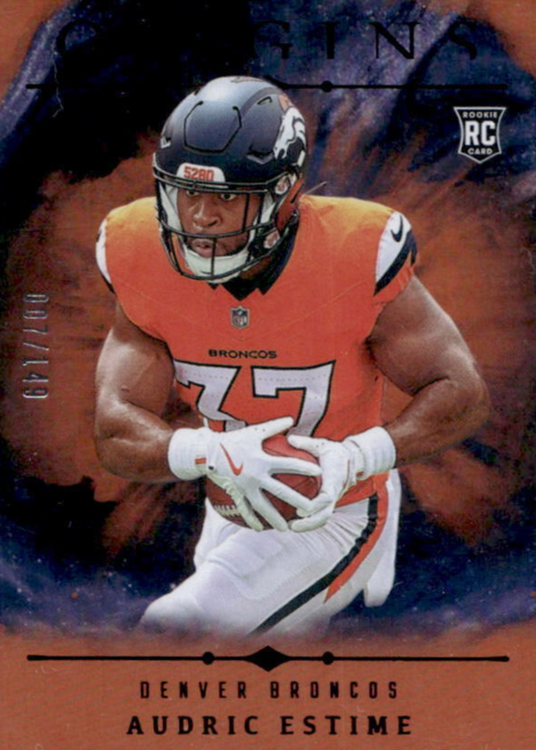 Audric Estime 2024 Origins #137 Holo Orange /149 Price Guide - Sports ...